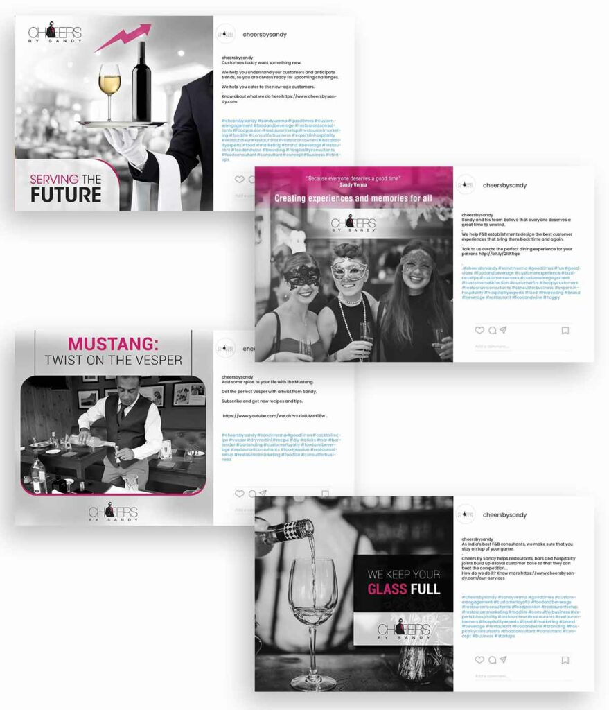 Cheers By Sandy Social Media Case Study | BrandLoom